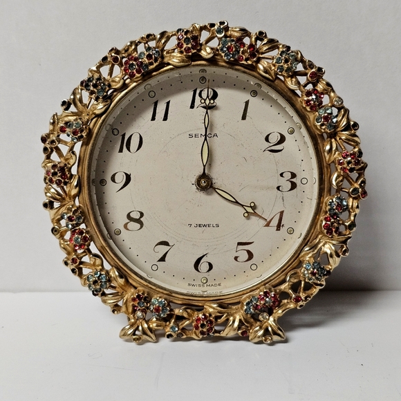 Semca | Wall Decor | Vintage Semca 7jewel Swissmade Alarm Clock From ...